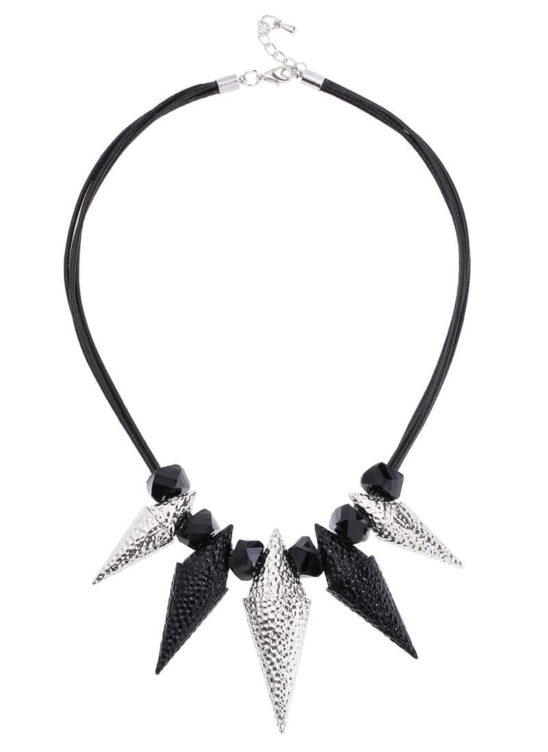 Spike Chain NecklaceFor Women-romwe