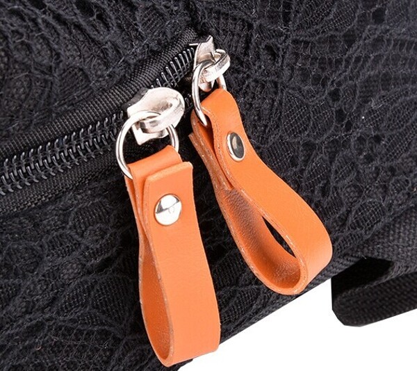 Is That The New Black Zippers Lace Backpack ??| ROMWE USA